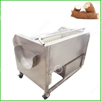 Industrial 400kg/h Cassava Washing And Peeling Machine